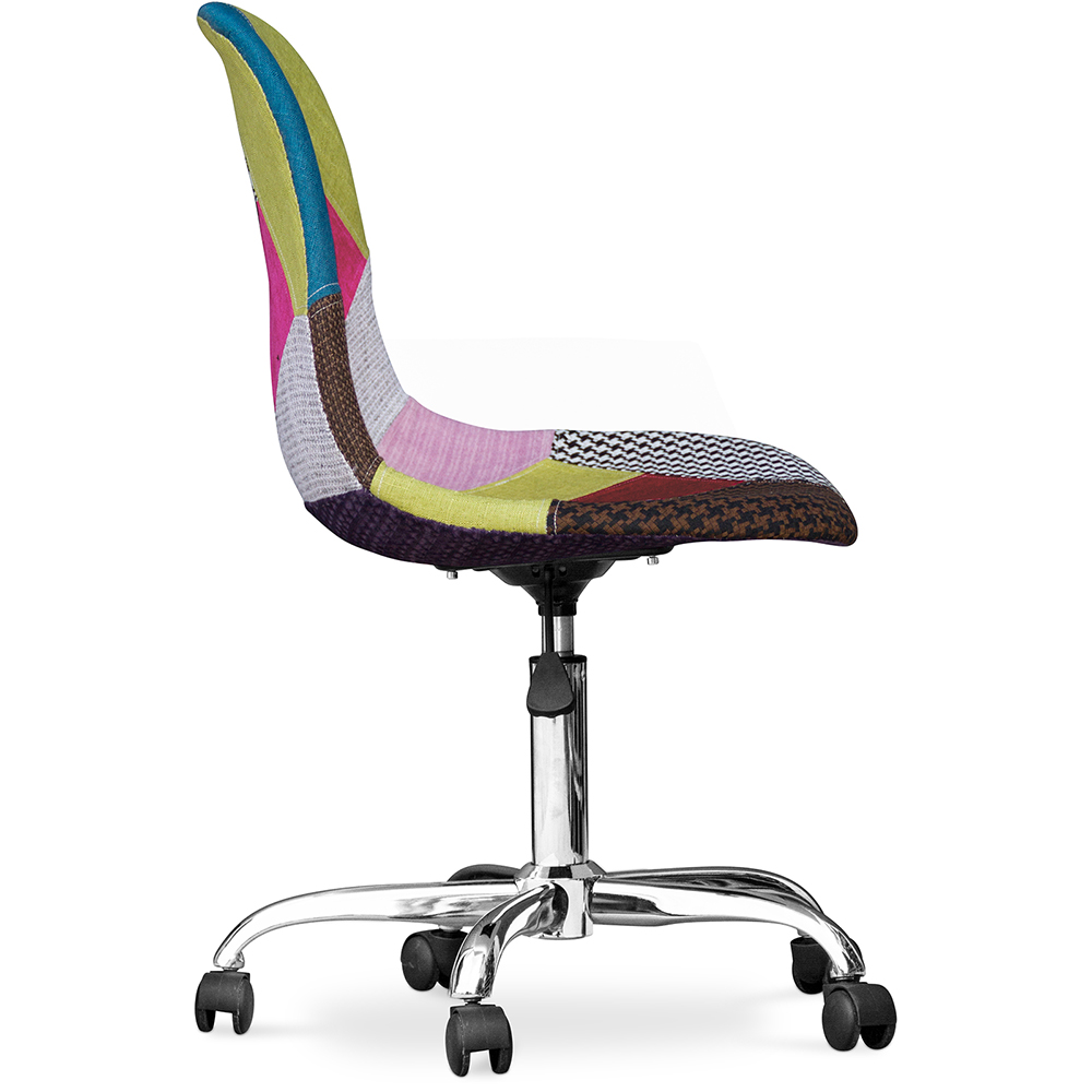 Buy Office Chair with Wheels - Desk Chair - Upholstered in Patchwork ...
