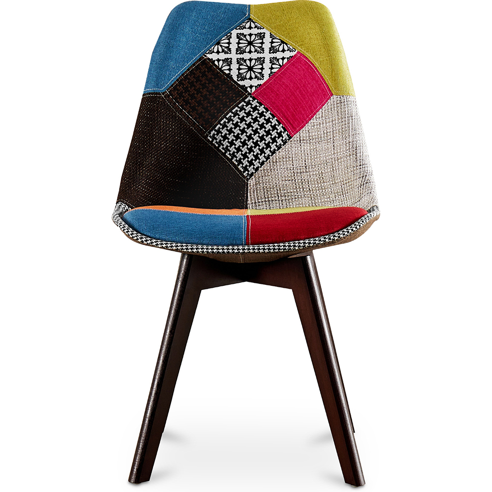 Dining Chair - Upholstered in Patchwork - Simona | Privatefloor