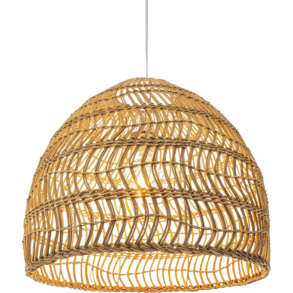 Rattan Ceiling Lamp - Boho Bali Design Pendant Lamp - 60cm - Hoa ...